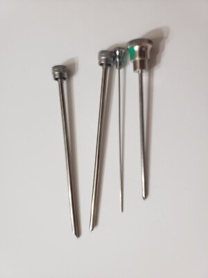 Lot Of 4 Trocar Sharp Tip Operative Cannula Rigid Endoscopic Instrument ...
