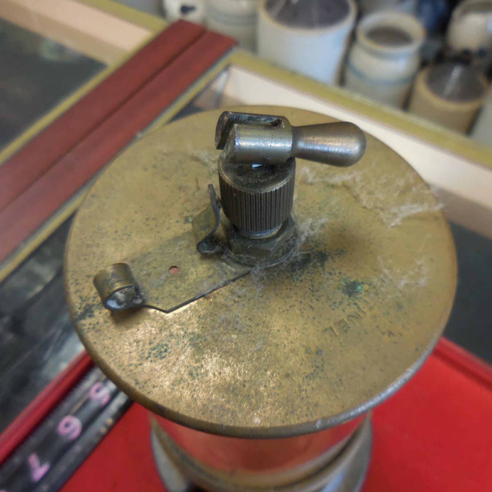 Vintage Lunkenheimer #6 Engine Oiler Hit & Miss Engine Brass & Glass # ...