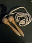Vintage Jump Rope With Wooden Handles With Bearings | eBay