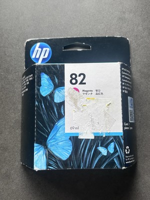 HP 82 Magenta DesignJet Ink Cartridge C4912A Genuine Sealed Expired FEB ...