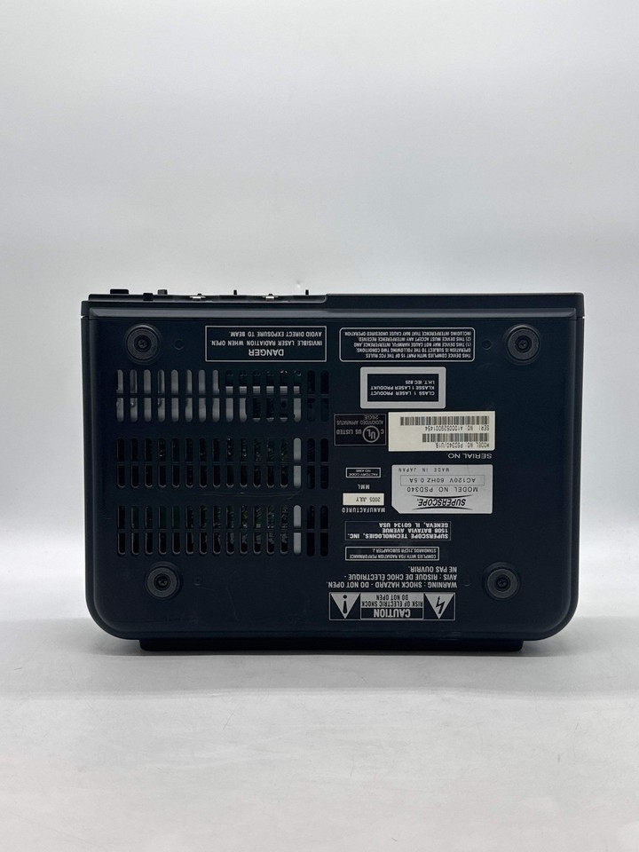 SuperScope PSD340 Music Practice CD Recording System Only - No Remote ...