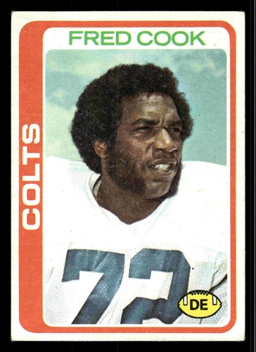 1978 Topps Fred Cook #376 - Baltimore Colts | eBay