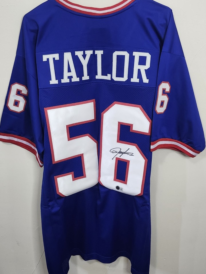 Lawrence Taylor Autographed NY Giants Jersey Beckett Authenticated | eBay