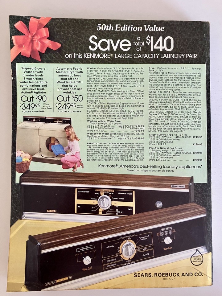 Sears 1982 Holiday Wish Book Catalog 50th Edition Christmas toys gifts ...