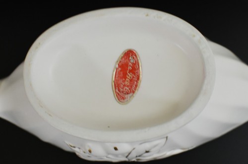 Vintage Scalloped Embossed Gold Trim Pottery Bowl Dee Dee Imports Japan ...
