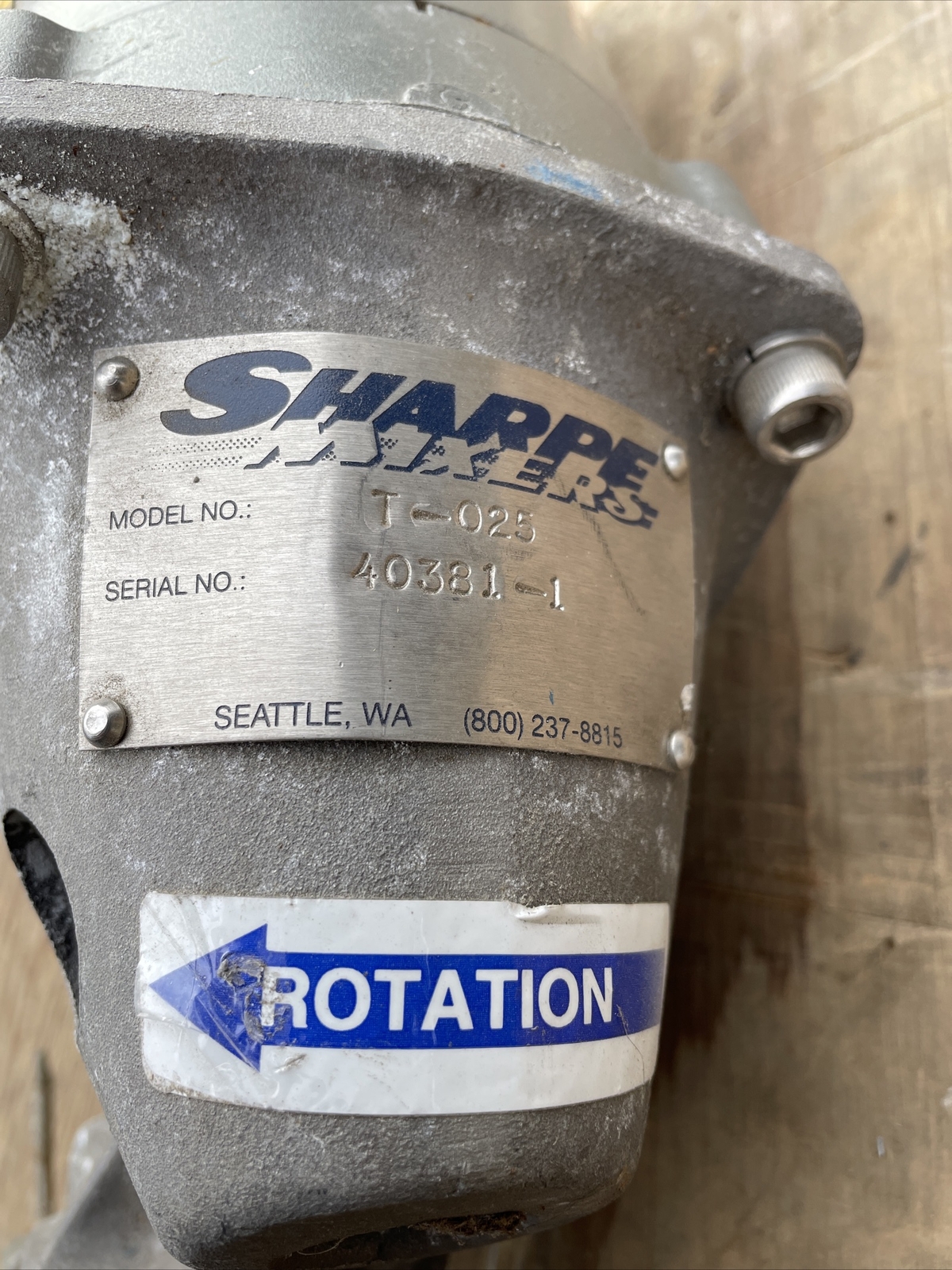 Industrial Sharp Mixers D-025 Agitator Process Clamp On Pneumatic Mixer ...