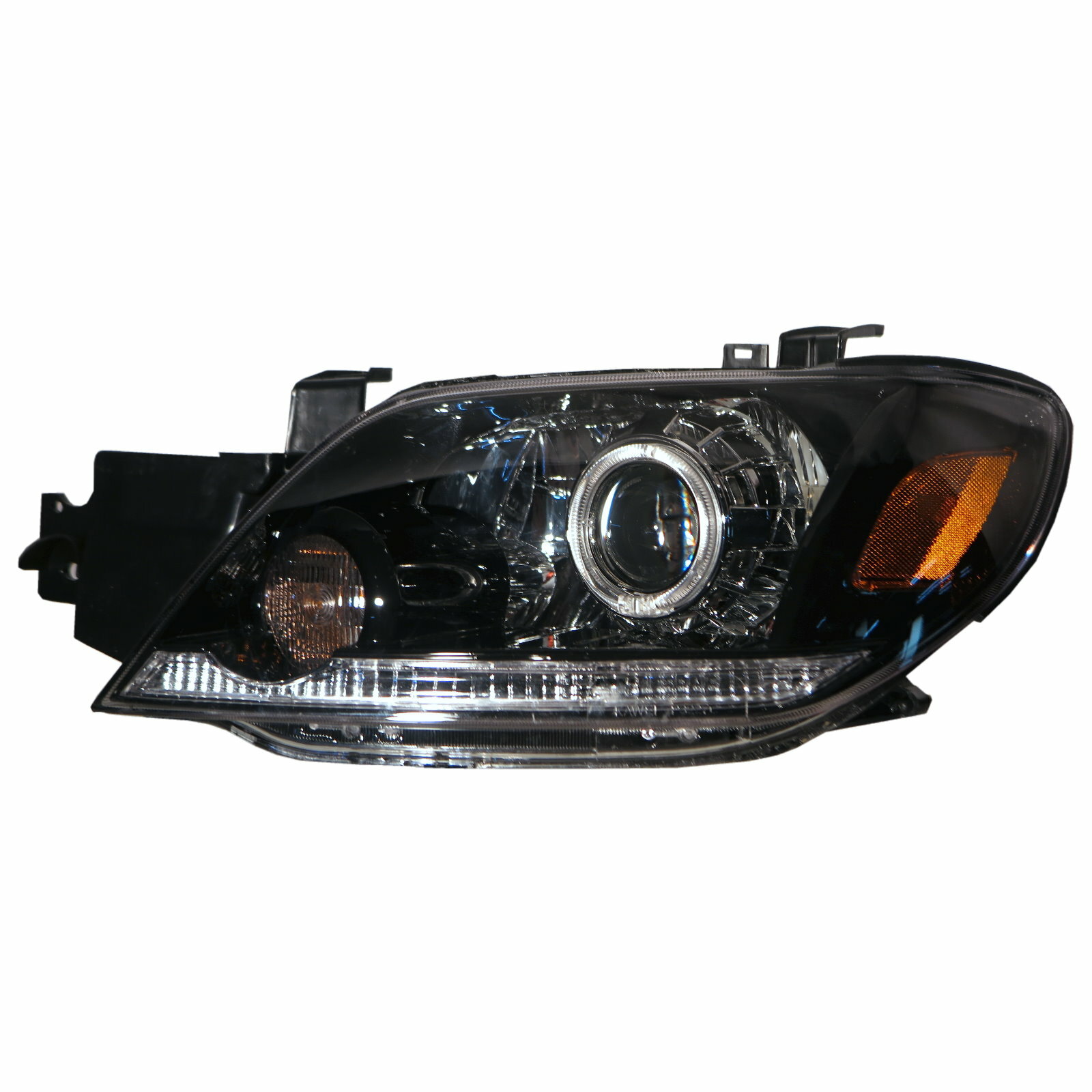 Outlander MK1 03-05 Guide LED Angel-Eye Headlight Black EU H4 for ...