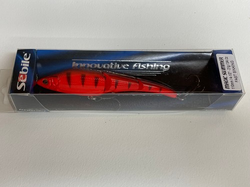SEBILE MAGIC SWIMMER 110 NIB FAST SINKING CRANKBAIT FISHING LURE - K5 ...