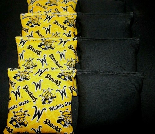Wichita State Shockers Set of 8 ACA Regulation Cornhole Bean Bags | eBay