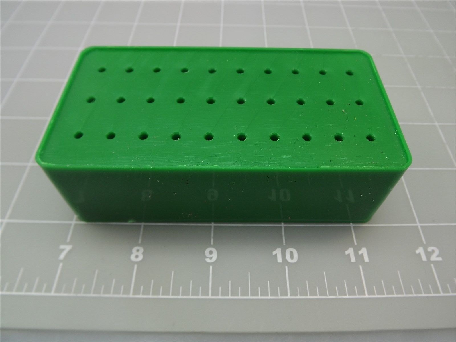 New Jeweler Hobby Tool Square Burr Holder 30 Slot Bur Organizer 3/32 ...