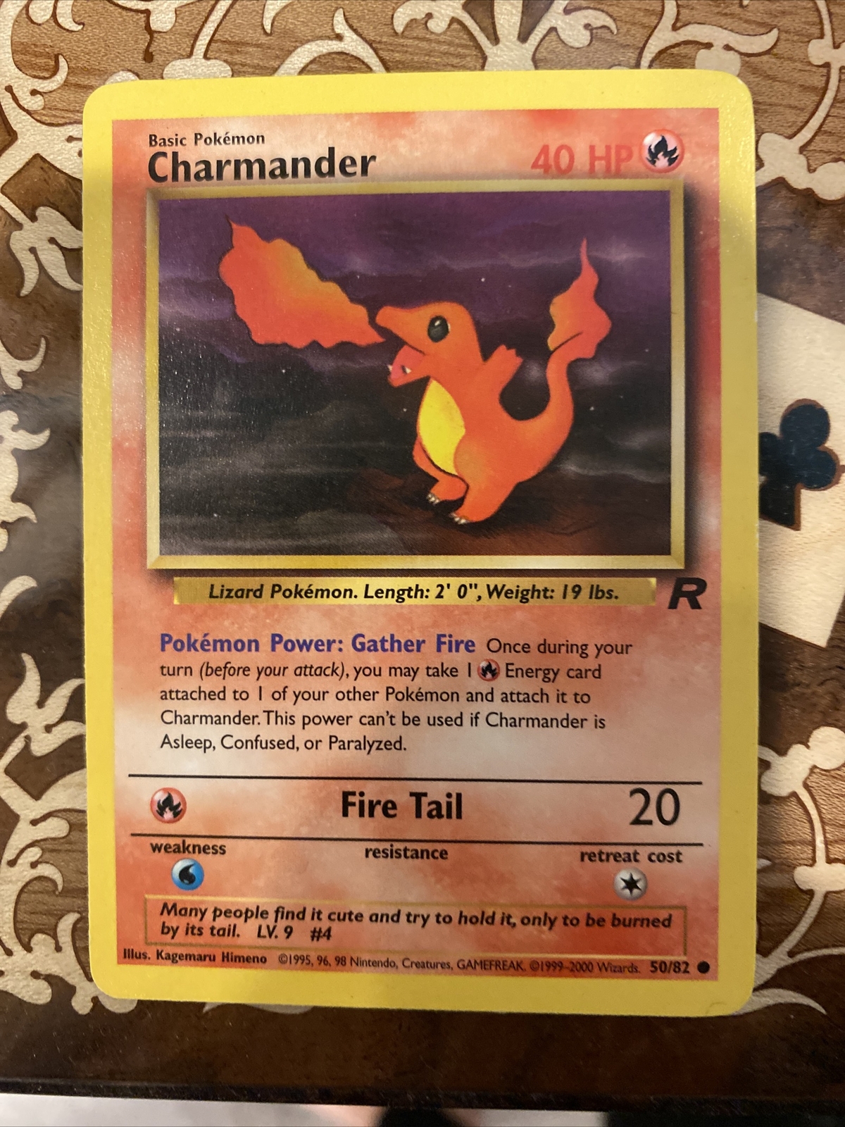 Charmander 🔥 50/82 Vintage Wizard Pokémon Pokemon Card. Ultra Rare | eBay