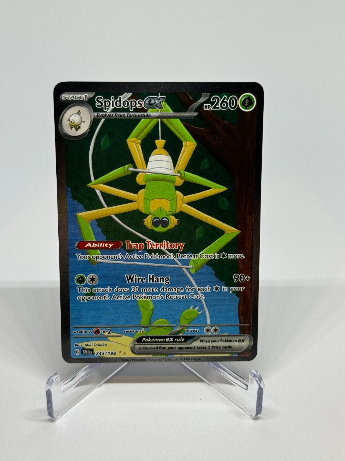 Pokémon TCG Spidops EX SV1 243/198 Holo Special - Read Description | eBay