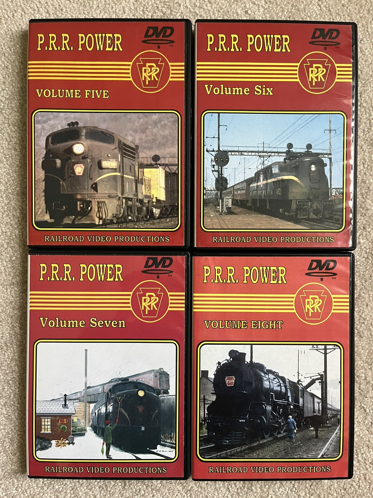 Pennsylvania Railroad Power Vol 5, 6, 7 & 8 DVDs by Railroad Video ...