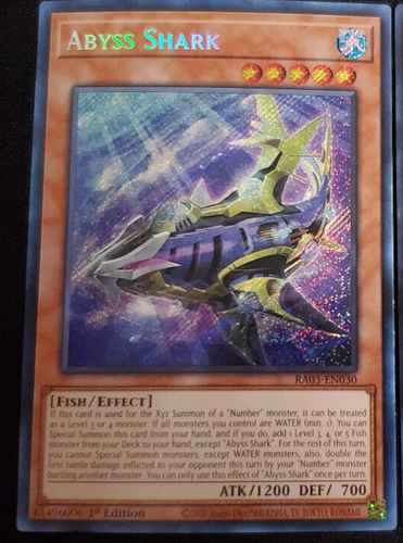 Yu-Gi-Oh! Abyss Shark [Secret Rare] RA03-EN030 | eBay