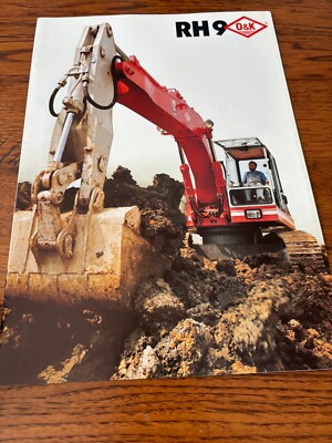 O&K RH9 Excavator Brochure FCCA24 | eBay