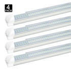 T8 8FT 72W Integrated 8' Led Tube Light Bulbs 8Foot Led Shop Light ...