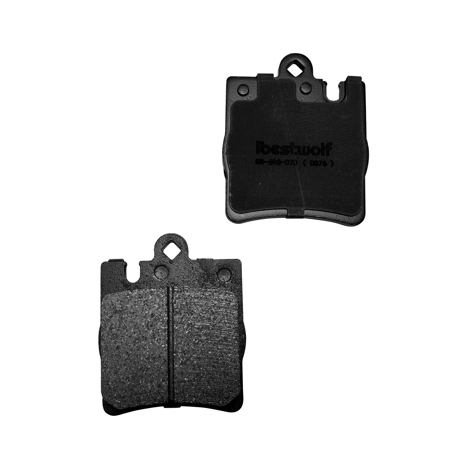 Front Rear Ceramic Brake Pads For Mercedes-Benz C230 C280 C320 CLK350 ...