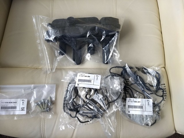 Genuine BMW Alpina Hybrid X5 Set Oil Separator Cylinder Head Cover ...