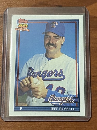 1991 Topps - #344 Jeff Russell Texas Rangers | eBay