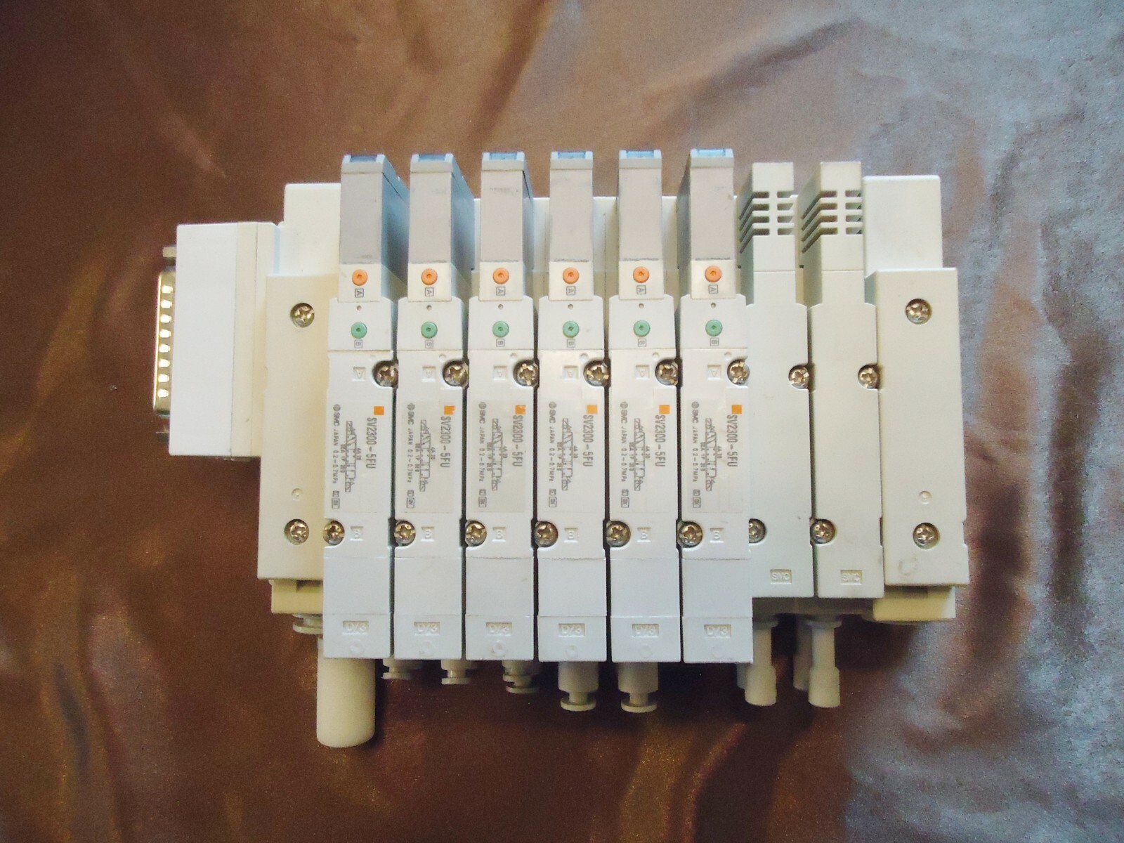 SMC (6)SV2300-5FU ,PRESS 0.2-0.7 MPa , SS5V2-10FD1-08D-C6-D0, MADE IN ...