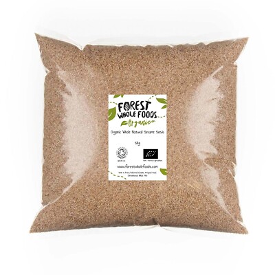 Organic Whole (Natural) Sesame Seeds 5kg - Forest Whole Foods | eBay UK