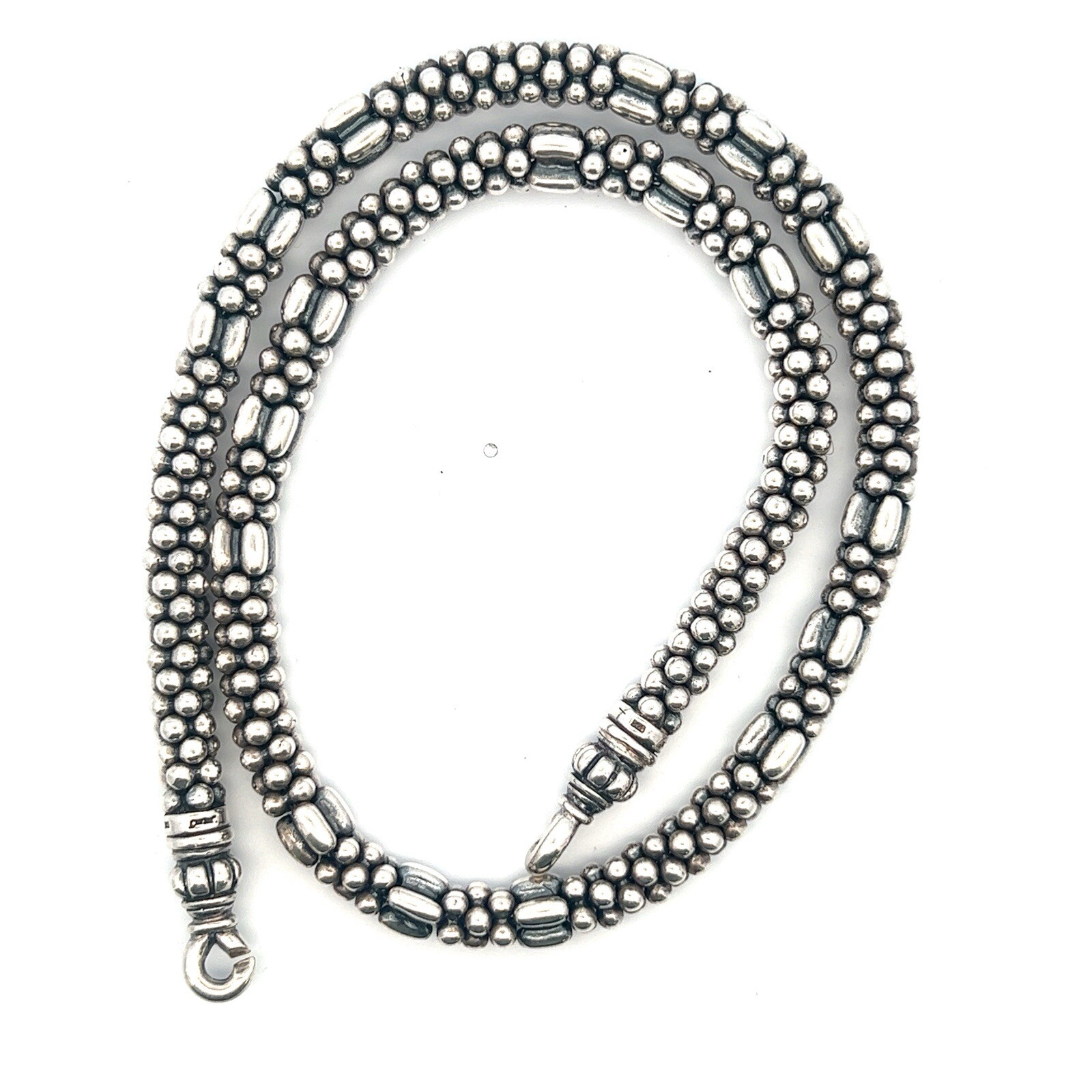 Lagos Caviar 925 Sterling Silver 5mm Necklace L 18’ | eBay