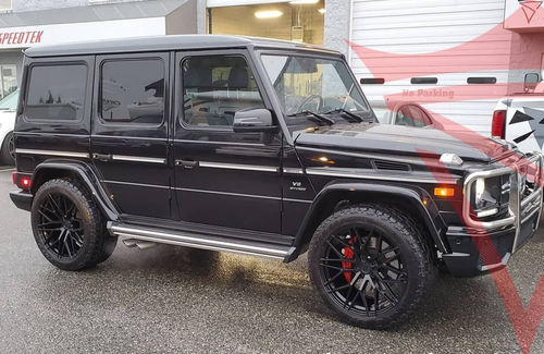 24” AG M520r GLOSS BLACK WHEELS RIMS FOR MERCEDES G WAGON G500 G550 G55 ...