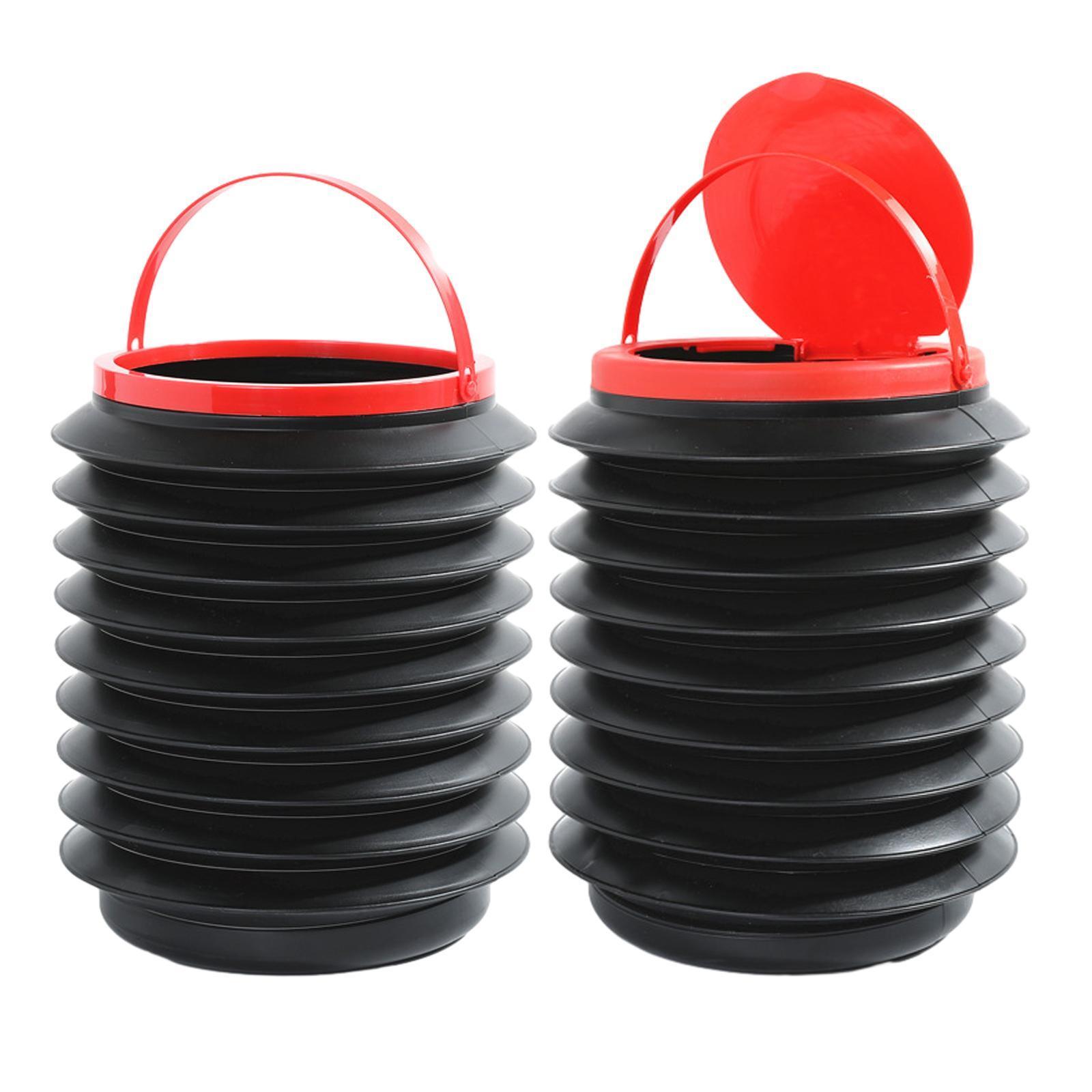 Car Trash Can Foldable Collapsible Trash Bin for Camping Vehicle Auto ...