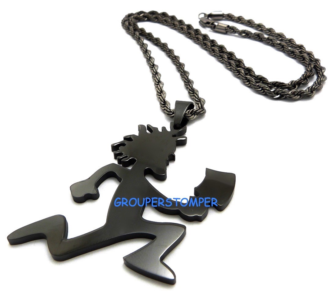 Juggalo Necklace New Pendant with 30 Inch Long Rope Style Chain Insane ...