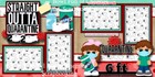 STRAIGHT OUT OF QUARANTINE ~ 2 premade scrapbook pages layout paper ...