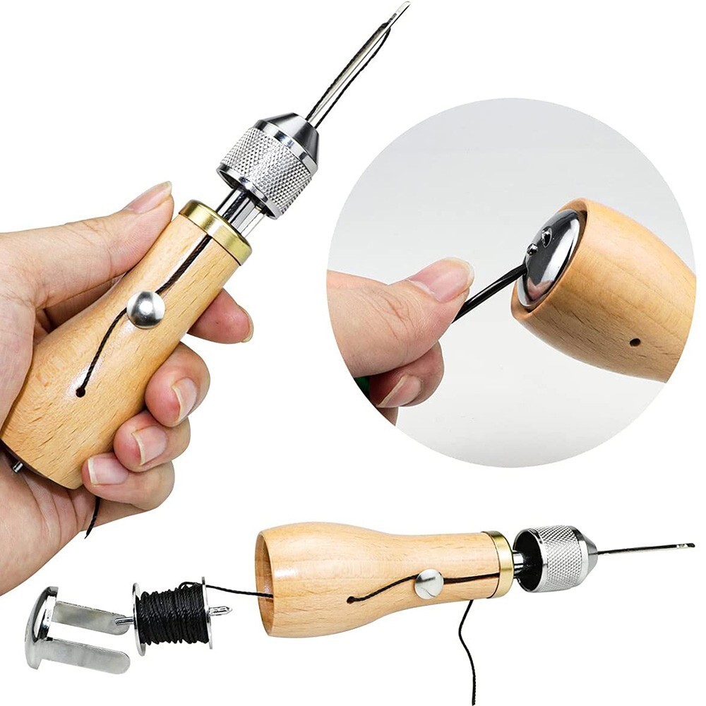 Efficient Speedy Stitcher Sewing Awl Kit Leather Sail & Canvas Repair ...