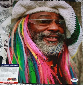 P-FUNK George Clinton signed 11 x 14, Parliament, Funkadelic, PSA/DNA2 ...