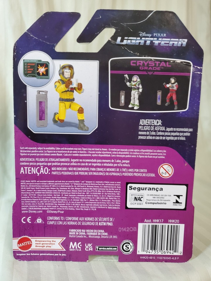 Disney Pixar - Buzz Lightyear XL-12 Crystal Grade Action Figure ...