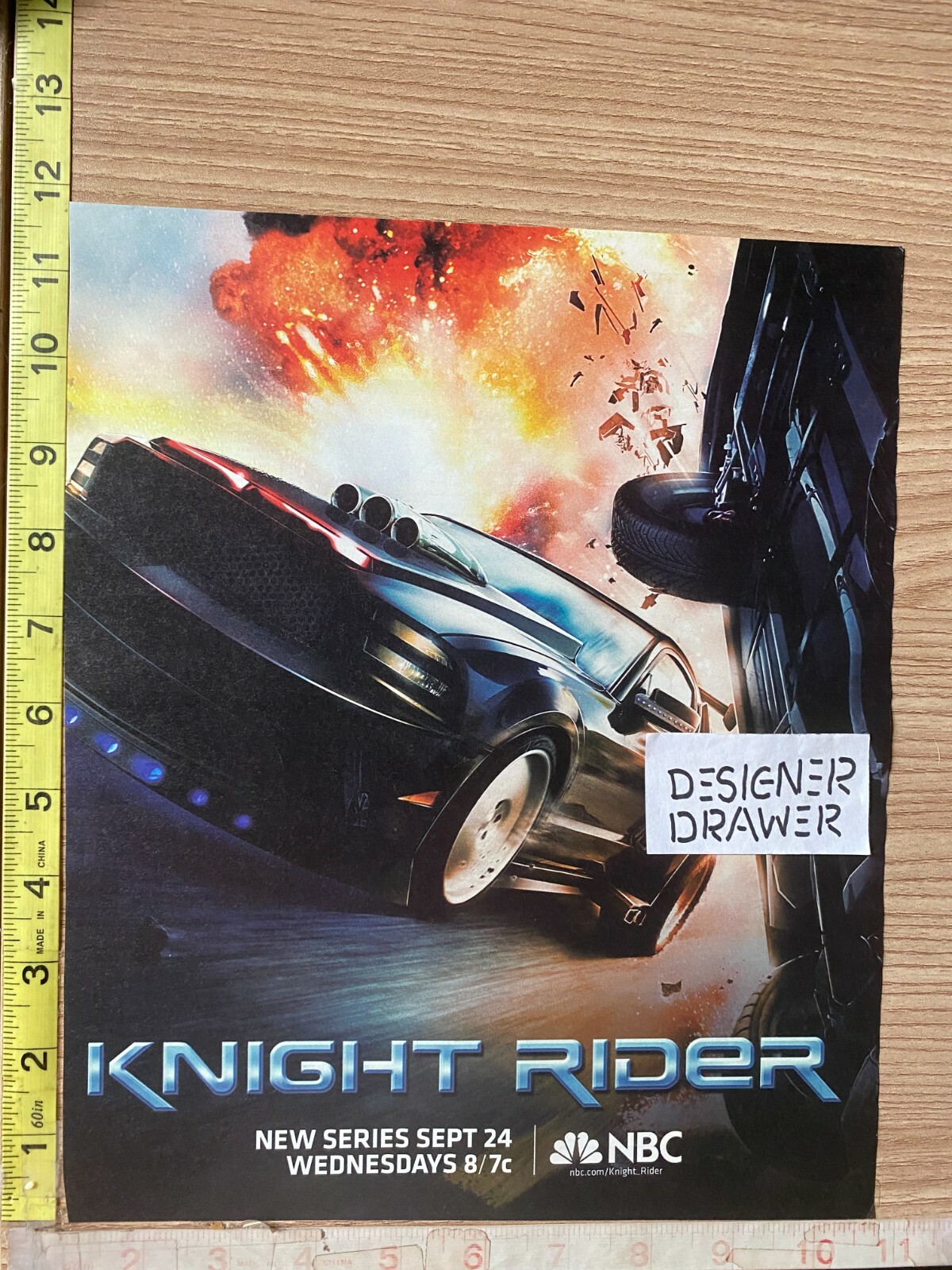 Knight Rider NBC TV Show 2008 Promotional Print Ad | eBay