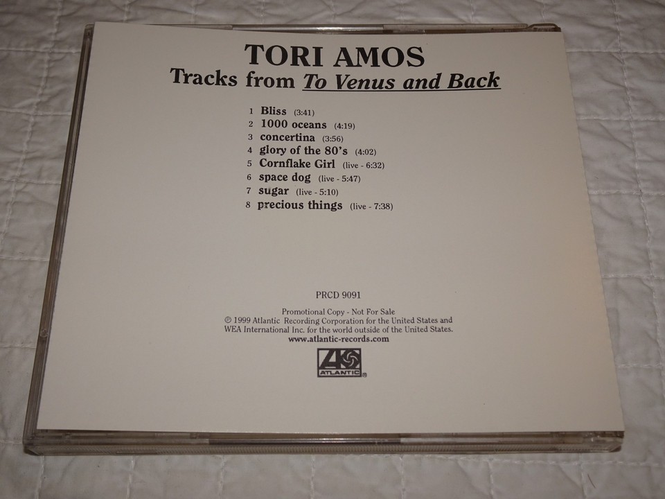 Tori Amos tracks from to Venus and back promo cd | eBay