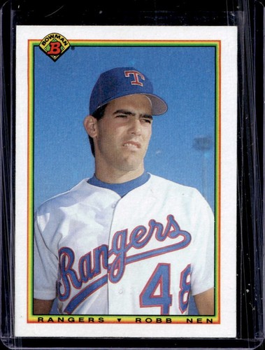 1990 Bowman Robb Nen Rookie RC #487 Rangers | eBay