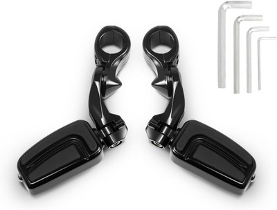 Black 1.25" Highway Bar Foot Pegs & Mounts Brackets Set For Indian ...