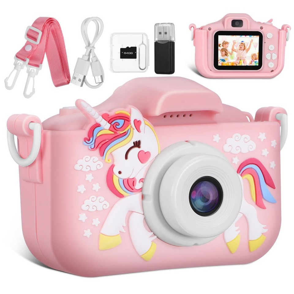 Kids Camera Unicorn Camera Toddler Camera Kids Digital Camera Toy ...