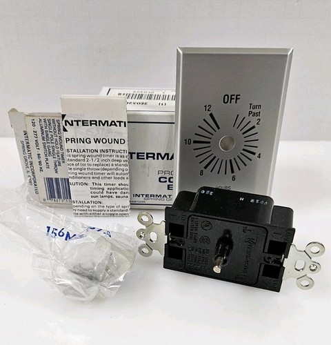 Intermatic FF12H Spring Wound Timer W/O Hold, Alum. Plate 《NIB》Priced ...