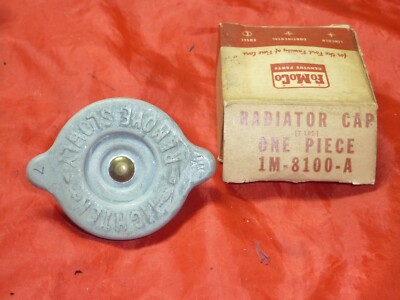 NOS 1951-1953 Ford Radiator Cap 7 Lbs 239 V8 1M8100A Original OEM | eBay