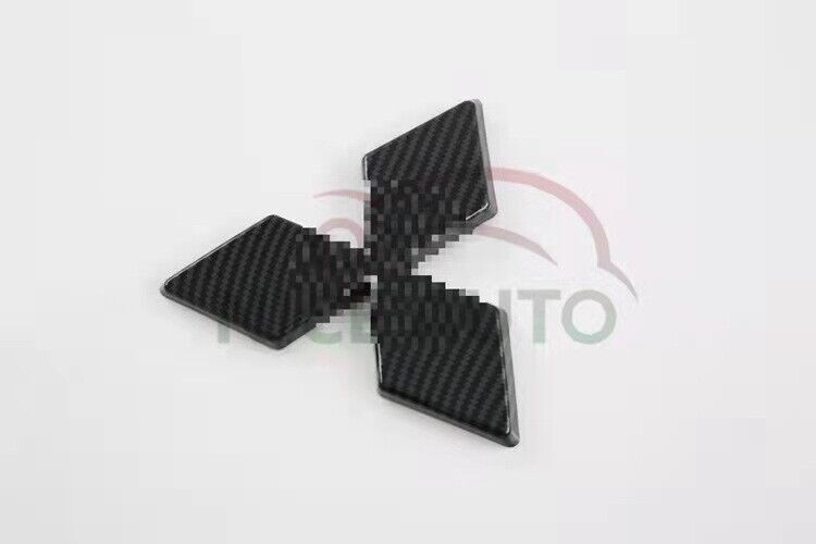 Front Hood Bumper Car Logo fit Mitsubishi Outlander 2023 Carbon Fiber ...