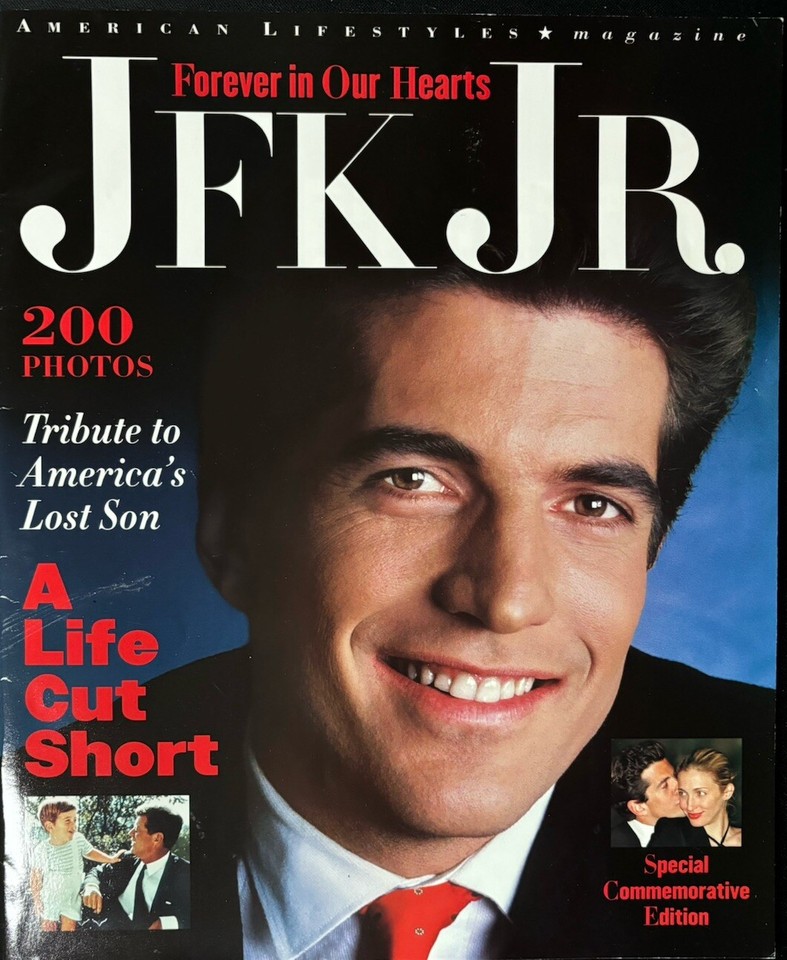 GEORGE MAGAZINE JFK Jr 1995 Inaugural Issue & Life Cut Short | eBay