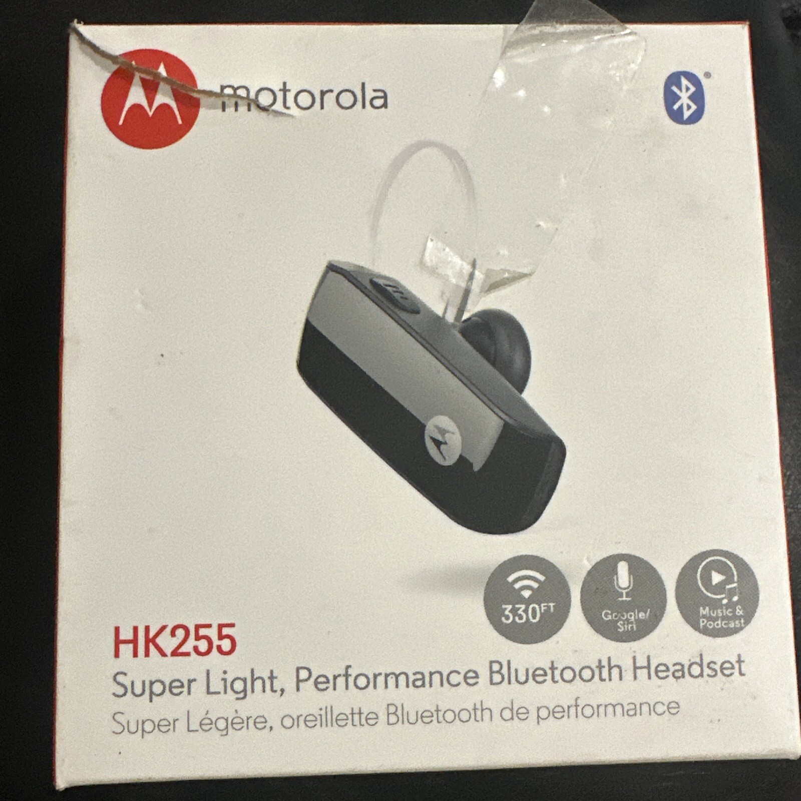 Motorola Hk255 Super Light In-Ear Bluetooth Earpiece - Black- Open Box. 816479013607| eBay