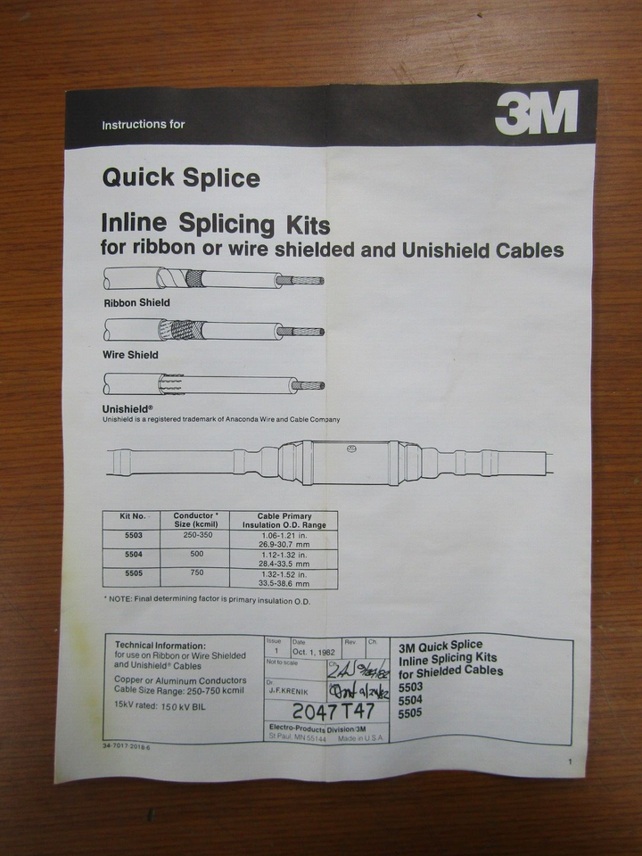 💥NEW 3M INLINE SPLICE KIT W 5503-CI-350 | eBay