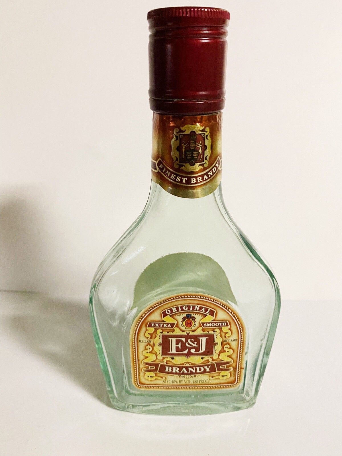 Vintage E. & J. Original Extra Smooth Collectible Empty Brandy Bottle ...