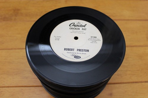 ROBERT PRESTON "CHICKEN FAT" 7" VINYL RECORD WHITE LABEL OBSCURE [A7 ...