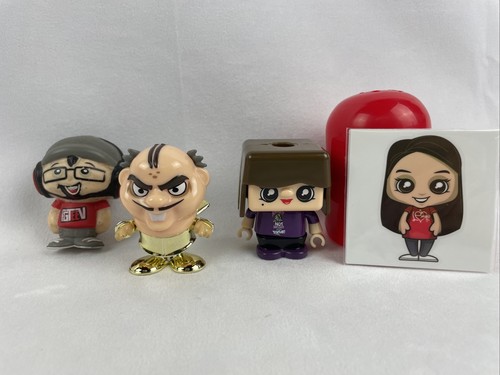 Lot Of 3 FGTeeV Mini Figures Lexi Micro Stax, Gold Evil Zeebub, Duddy ...