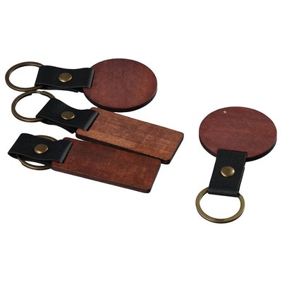 Wooden Blanks Wood Round Keychain Wooden Keychain Craft Supplies | eBay