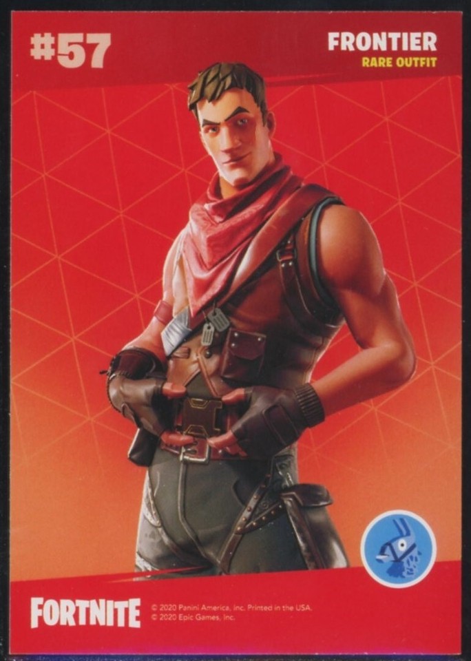 2020 Panini Fortnite Series 2 Frontier Rare Outfit #57 | eBay