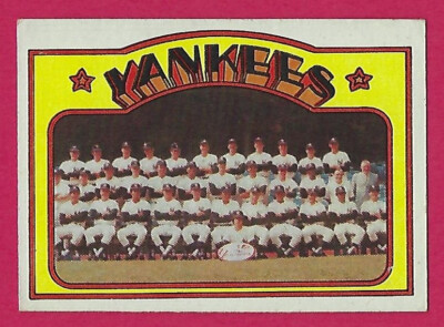 1972 Topps New York Yankees Team Card # 237 | eBay